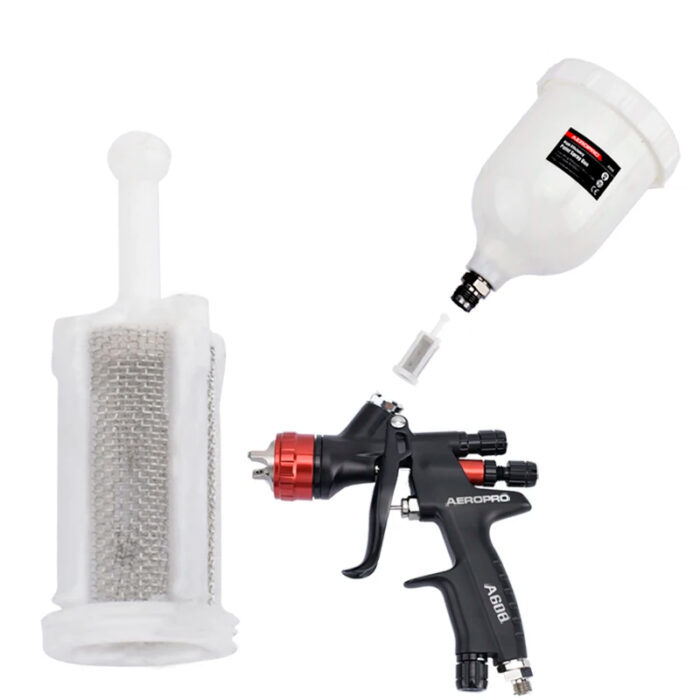 AEROPRO 6/12pcs Gravity Spray Gun Filters Fine Mesh Disposable Spray ...