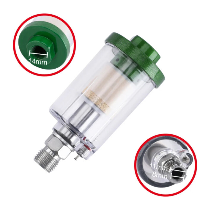 AEROPRO Mini In-Line Water Trap Filter Oil Water Separator with 1/4 ...