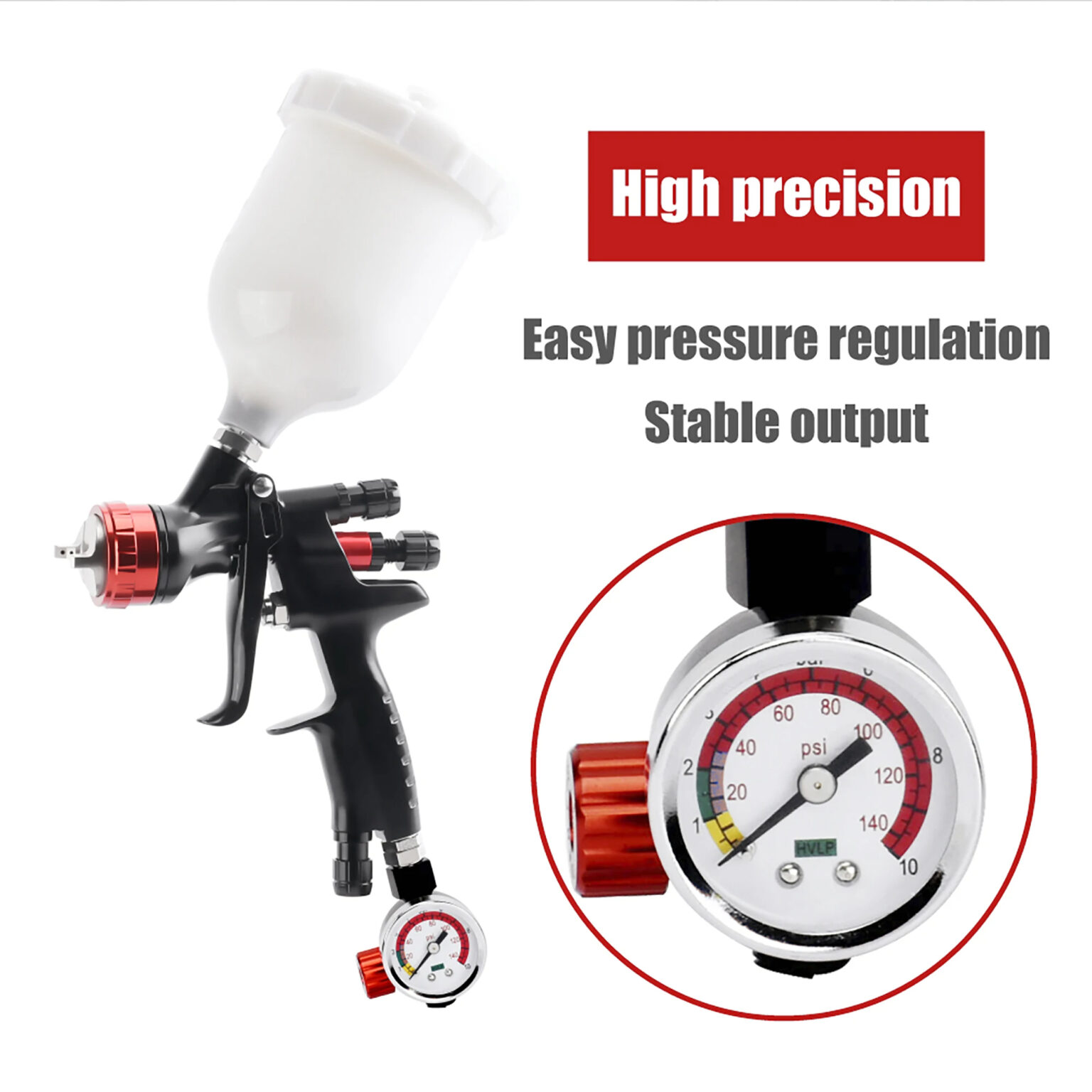 AEROPRO Adjustable Pneumatic Reducing Valve With Gauge A613 For ...