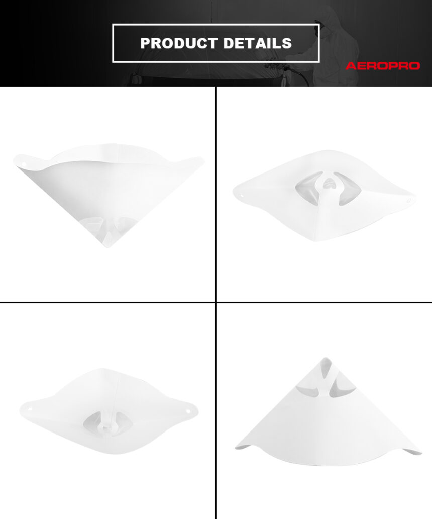 AEROPRO 150 Micron Paper Strainer 100 Mesh Cone Paint Filter Fine Mesh ...